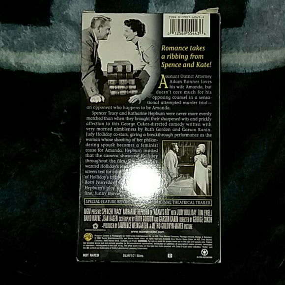 ADAMS RIB VHS | Other | Adams Rib Movie Vhs Tape | Poshmark